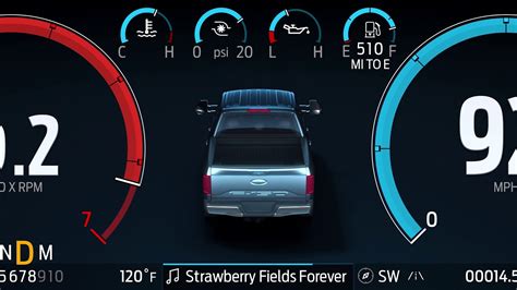 2021 Ford F 150 New All Digital Instrument Cluster Display Youtube