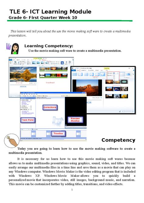 Tle6 Ict Wk 10 Penaso Tle Tle 6 Ict Learning Module Grade 6 First