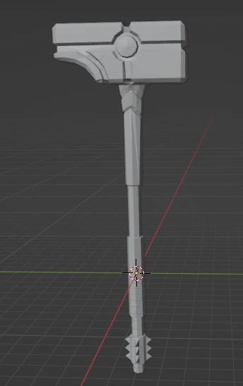 Stl File Hammer Of Ronan The Accuser [the Cosmi Rod]・3d Printable Model To Download・cults