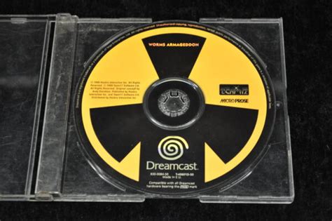 Sega Dreamcast Worms Armageddon Disk Only Retrogameking