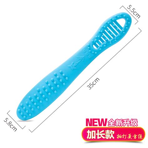 经络拍养生敲打健康身锤手持式捶背硅胶拍背神按摩棒器家用拍痧板虎窝淘