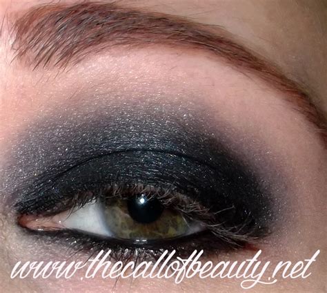 Make Up Tutorial Black Glitter Smokey Eyes