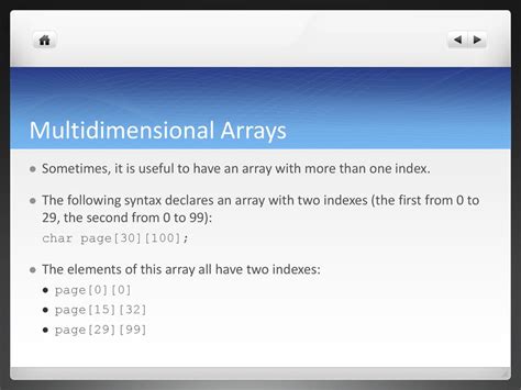 Multidimensional Arrays Ppt Download
