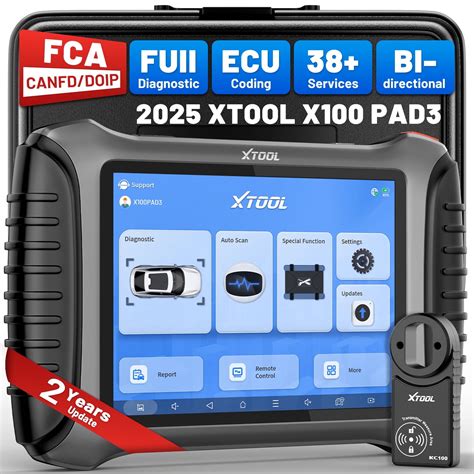 XTOOL X Pad Auto Key Fob Programmer Car Tester Bi Directional Scanner Services