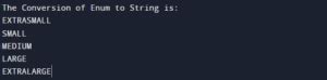 How To Convert Enum To String In Java