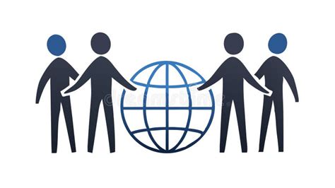 Global People Connection International Community Vector Design Generative Ai Stock Vector