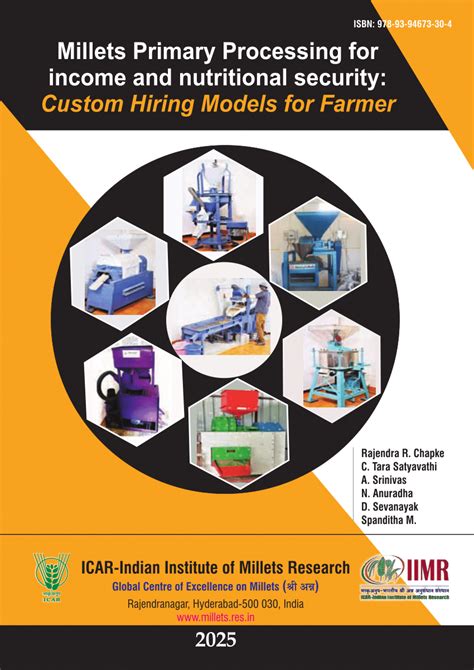 Pdf Millets Primary Processing For Income And Nutritional Security