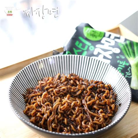 풀무원 로스팅 짜장면 짜장라면 건면 파기름라면 끓이는법 네이버 블로그