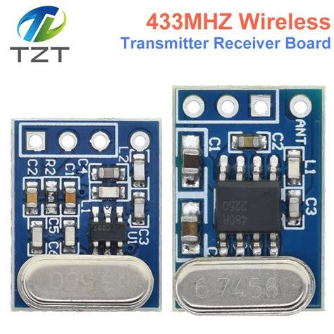Беспроводной передатчик DIYTZT 1 компл. 2 шт. 433 МГц, SYN115 SYN480R ...