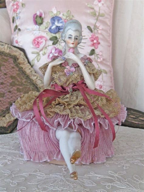Vintage Redressed Half Doll Pin Cushion With Arms By Kisoriginals 579