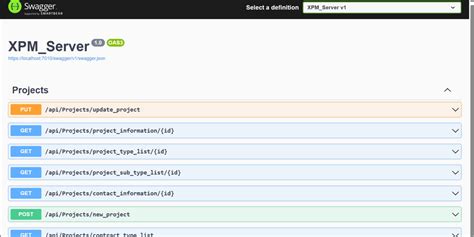 An ASP NET Core Web Api To Access And Manipulate Project Data Using EF