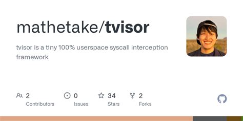 Github Mathetaketvisor Tvisor Is A Tiny 100 Userspace Syscall