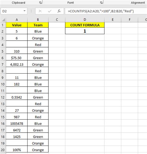 COUNT Formula In Excel And More Sheet Skunk