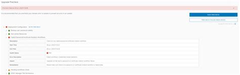 Vcf 450 Precheck Fails With Failed Rotation Workflows