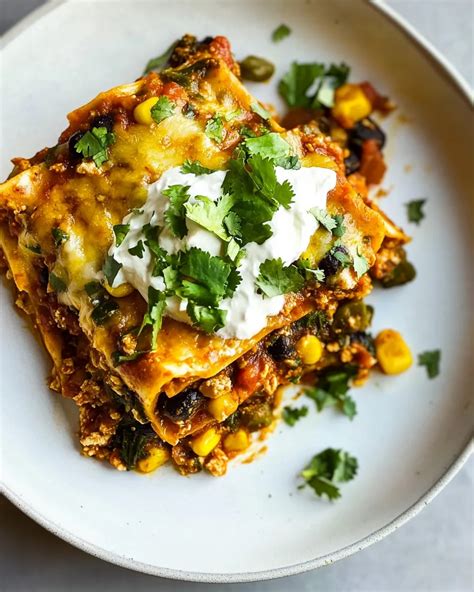 Chicken Mexican Lasagna Simplyyummybites