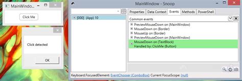C What Is The Correct Way To Have A Click Event Fire On Button With