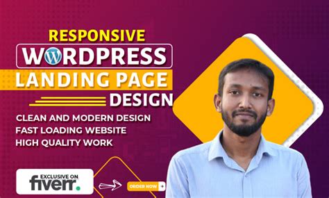 Design Responsive Landing Page Or Wordpress Landing Using Elementor Pro