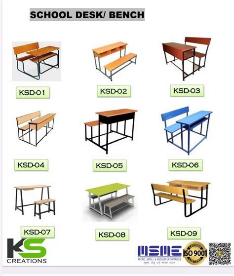 Mild Steel 2 Seater School Desk Bench At ₹ 1900piece In New Delhi Id