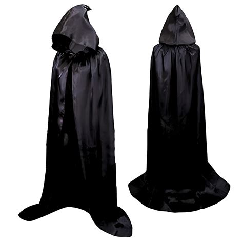 Capa De Bruxa Vampiro Drácula Halloween C capuz Adulto Luxo Shopee Brasil