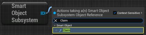 Smart Objects In Unreal Engine Quick Start Unreal Engine