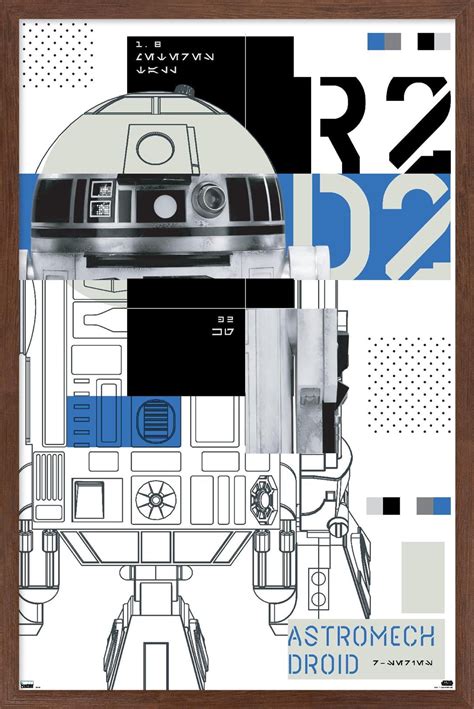 Star Wars Power Of The Force R2 D2 Wall Poster 14725 X 22375