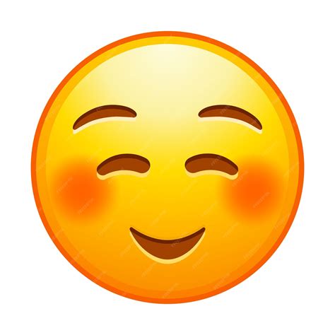 Premium Vector Top Quality Emoticon Cute Smiling Emoji Happy Face