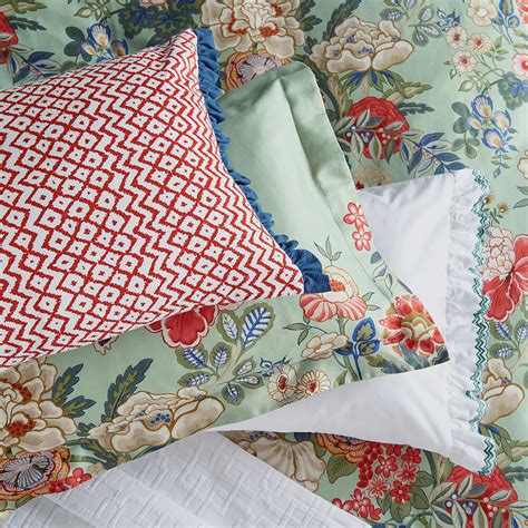 Emperor Peony Cushion By Sanderson Apricot Cushion Wallpaper Direct