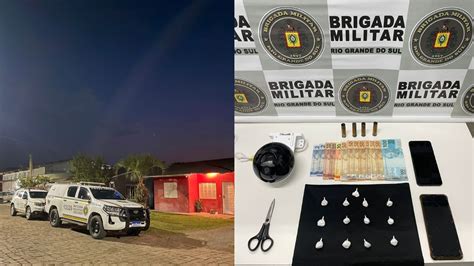 Brigada Militar prende pela segunda vez em quatro dias homem por tráfico de drogas em Nova