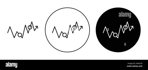 Missing Data Pattern Icon Vector Symbol Or Sign Set Collection In Black And White Outline Stock