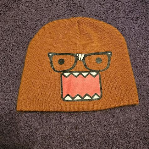 Y2k Domo Nerd Glasses Beanie Hat Perfect Condition Depop