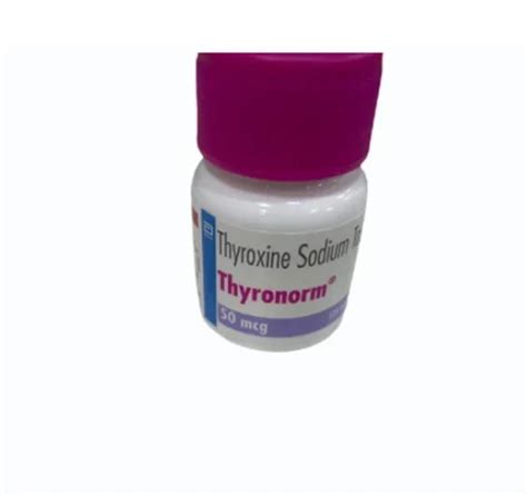 Thyronorm 50 Mcg At ₹ 138 43 Bottle Thyroxine Sodium Tablets In Nagpur Id 2853665181112