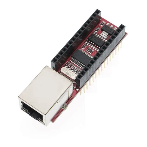 Shield Ethernet Enc28j60 Compatibil Arduino Nano Bitmiro