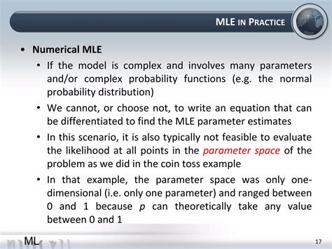 Introduction To Maximum Likelihood Estimator Pptx