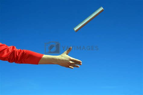 Hands Passing The Batton By Jpcasais Vectors Illustrations With