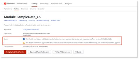 Modules Preparation Step During Platform Server Upgrade Outsystems 11