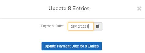 Change Payment Date