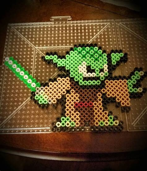 Yoda Star Wars Perler Beads By SaMuEl MeLeNdEz Easy Perler Bead