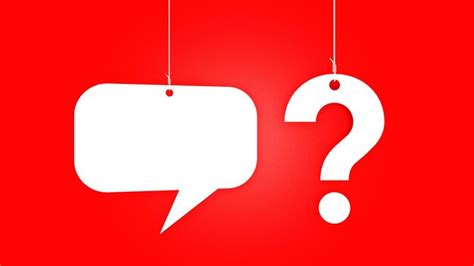 Premium Photo Speech Bubble And Question Marks3d Render
