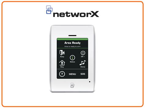 NetworX Touch Screen Keypad กลองวงจรปด และ สญญาณกนขโมย