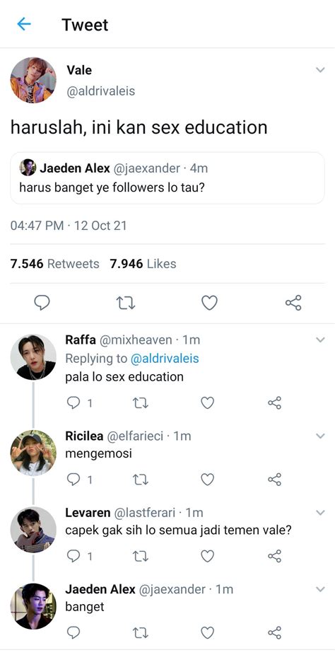 Moka On Twitter Sex Edu Katanya