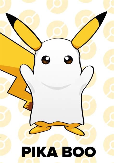 Pikachu Pika Boo Pokemon Pikachu Art Cute Pokemon Wallpaper