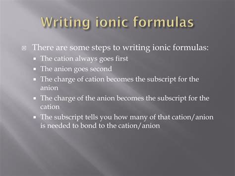 PPT Ionic Bonding PowerPoint Presentation Free Download ID