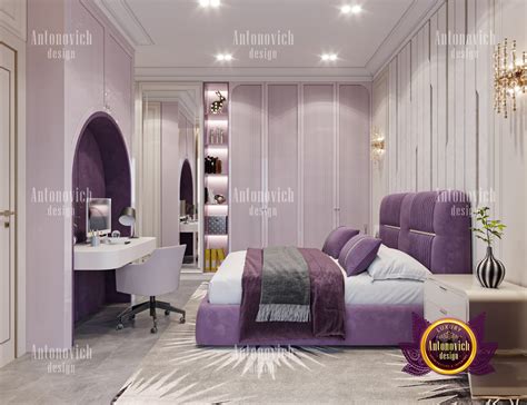 Elegant Bedroom Designs Purple