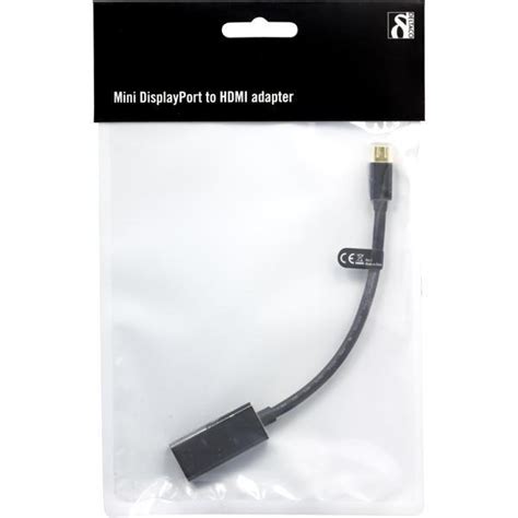 Deltaco Mini Displayport Till Hdmi Adapter Med Ljud 02m