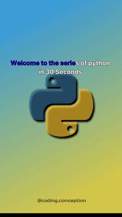 Object Oriented Programming In Python8shorts Codingconception