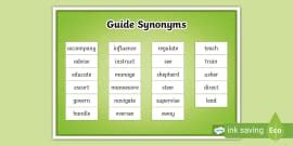 Stem Synonyms Word Mat Teacher Made Twinkl
