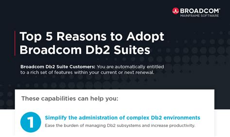 Broadcom Mainframe Industry Leading Database Management Tools