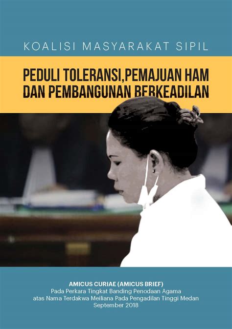 Koalisi Masyarakat Sipil Peduli Toleransi Pemajuan Ham Dan Pembangunan Berkeadilan Amicus