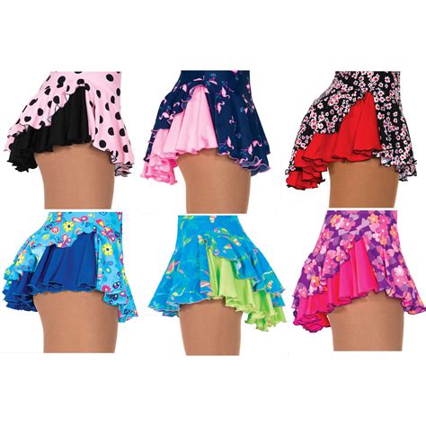 Jerrys 501 511 Double Back Ladies Ice Skating Skirts Ice Dancer Uk