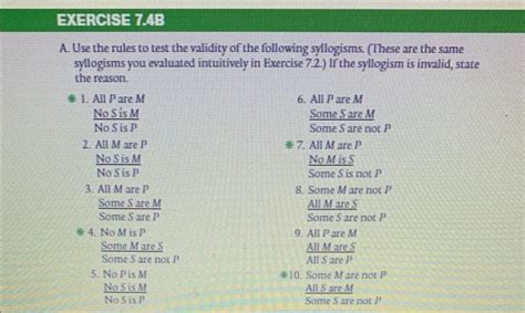 A Use The Rules To Test The Validity Of The Chegg